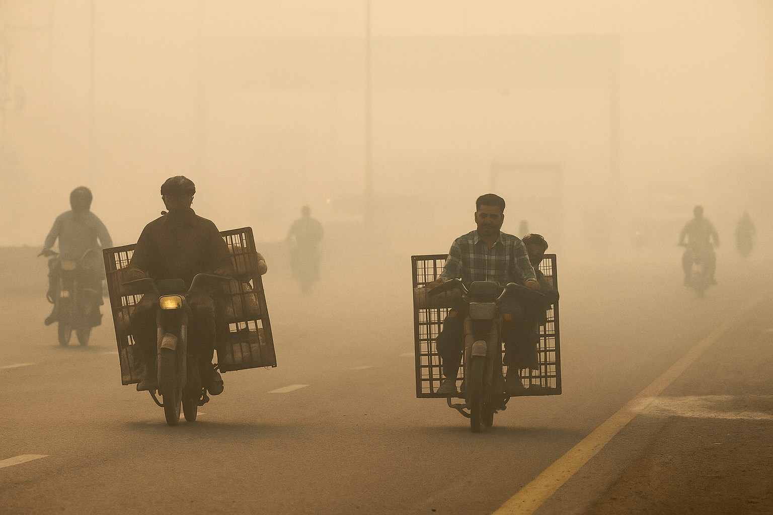 Dense Fog and Cold Weather Disrupt Travel in Lahore - The Real Time